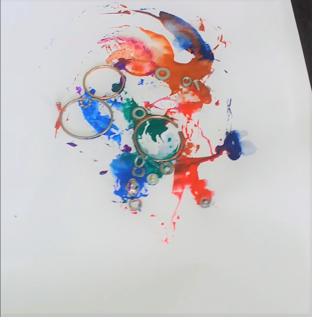 How to do Magnet Painting : Art Meets Science|Preschool Art Activity ...