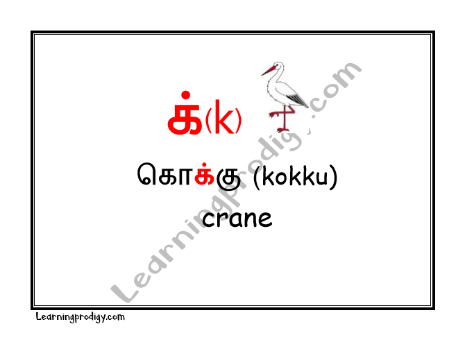 Tamil Arichuvadi Flashcards for Preschoolers|Tamil Alphabets Flashcards ...